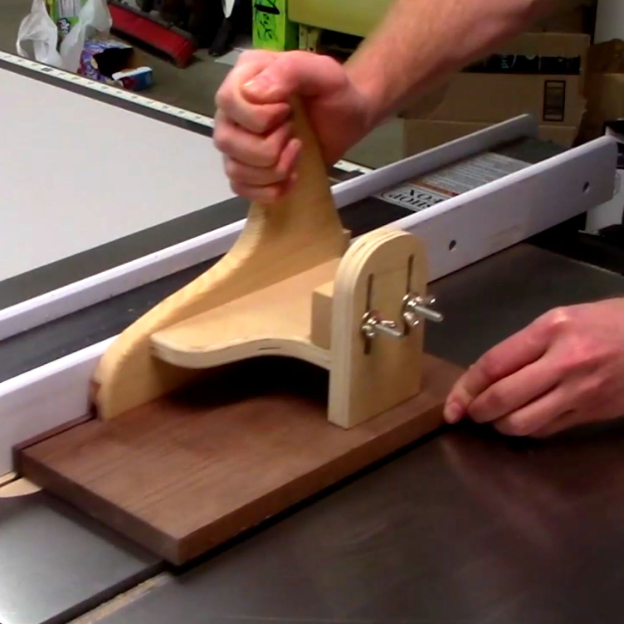 Thin-Rip Adjustable Push Block – Wood Shop Essentials